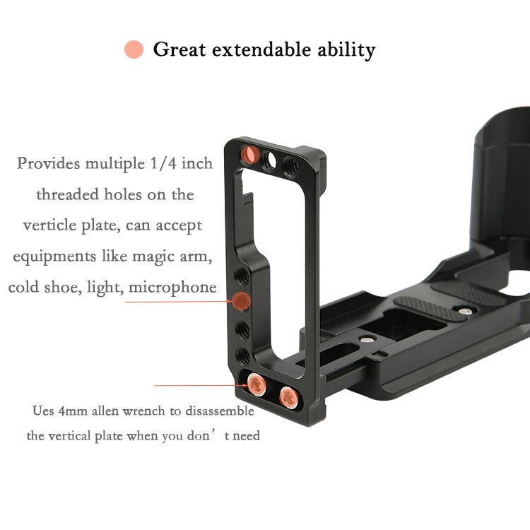 Extended Adjustable Vertical Quick Release L Plate... – Grandado