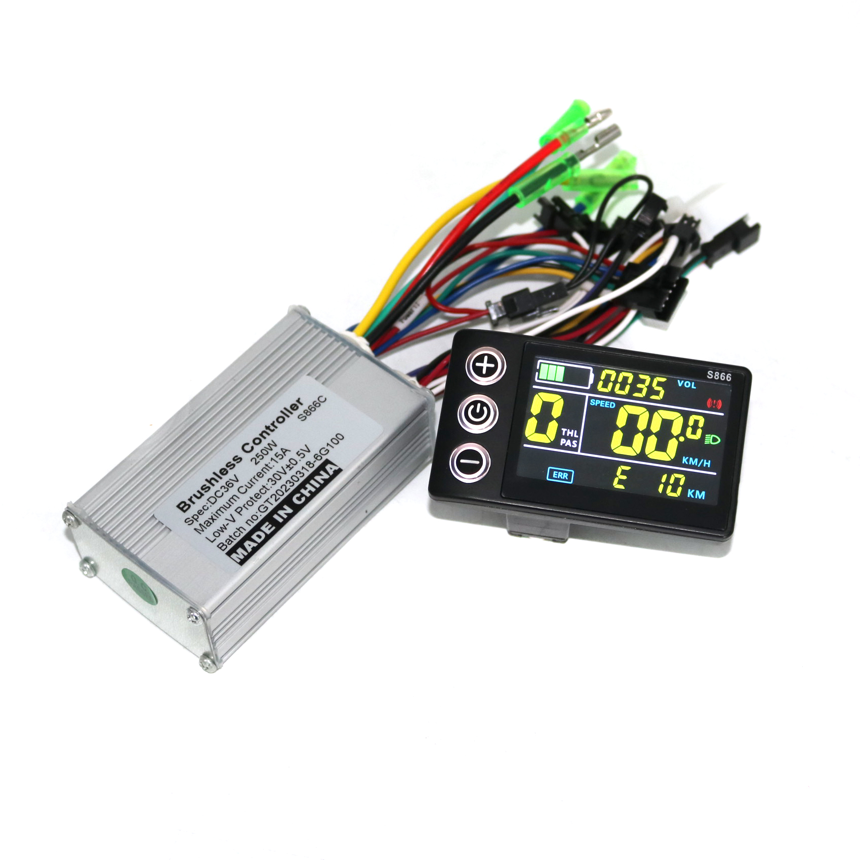GREENTIME 24V/36V/48V 250W BLDC Motor Controller E... – Grandado