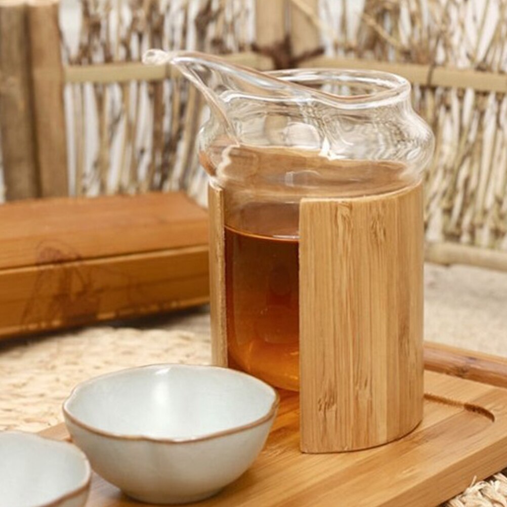 Bamboo Cover Teapot Bamboo Tube Tea Divider Tea Di... – Grandado