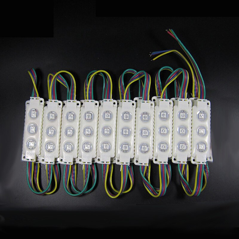 GBKOF 100PCS RGB LED Module injection lens 5050 Su... – Vicedeal
