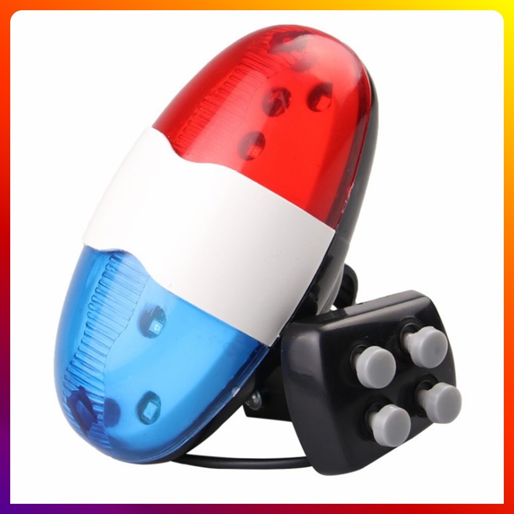 Bicycle Bike Police Front Light Warning Siren Cycl... – Vicedeal