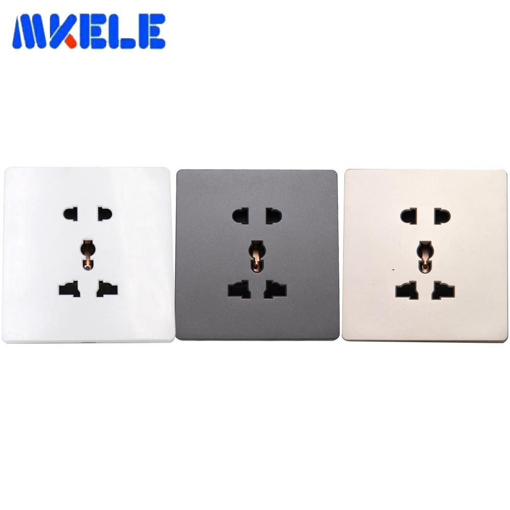 10A 5 Hole Universal Socket Electric AC Power Outl... – Vicedeal