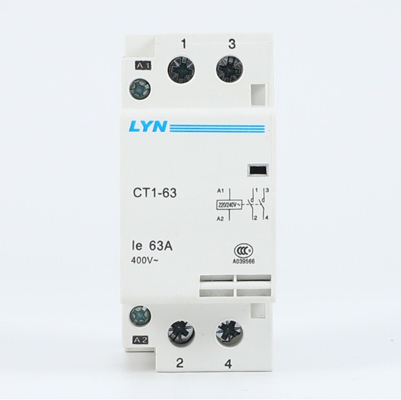 CT1-63 2P 32A 40A 63A 220V 230V ~ 50/60HZ, carril ... – Grandado