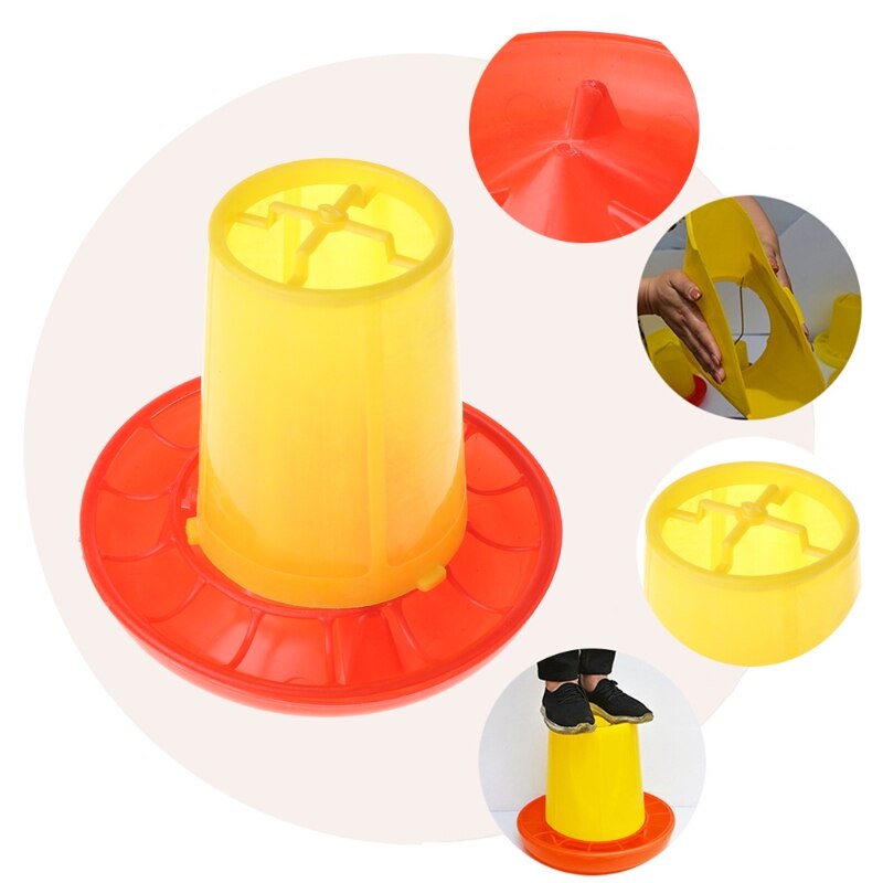 Chicken Poultry V-shaped Entrance Feed Bucket Outd... – Vicedeal