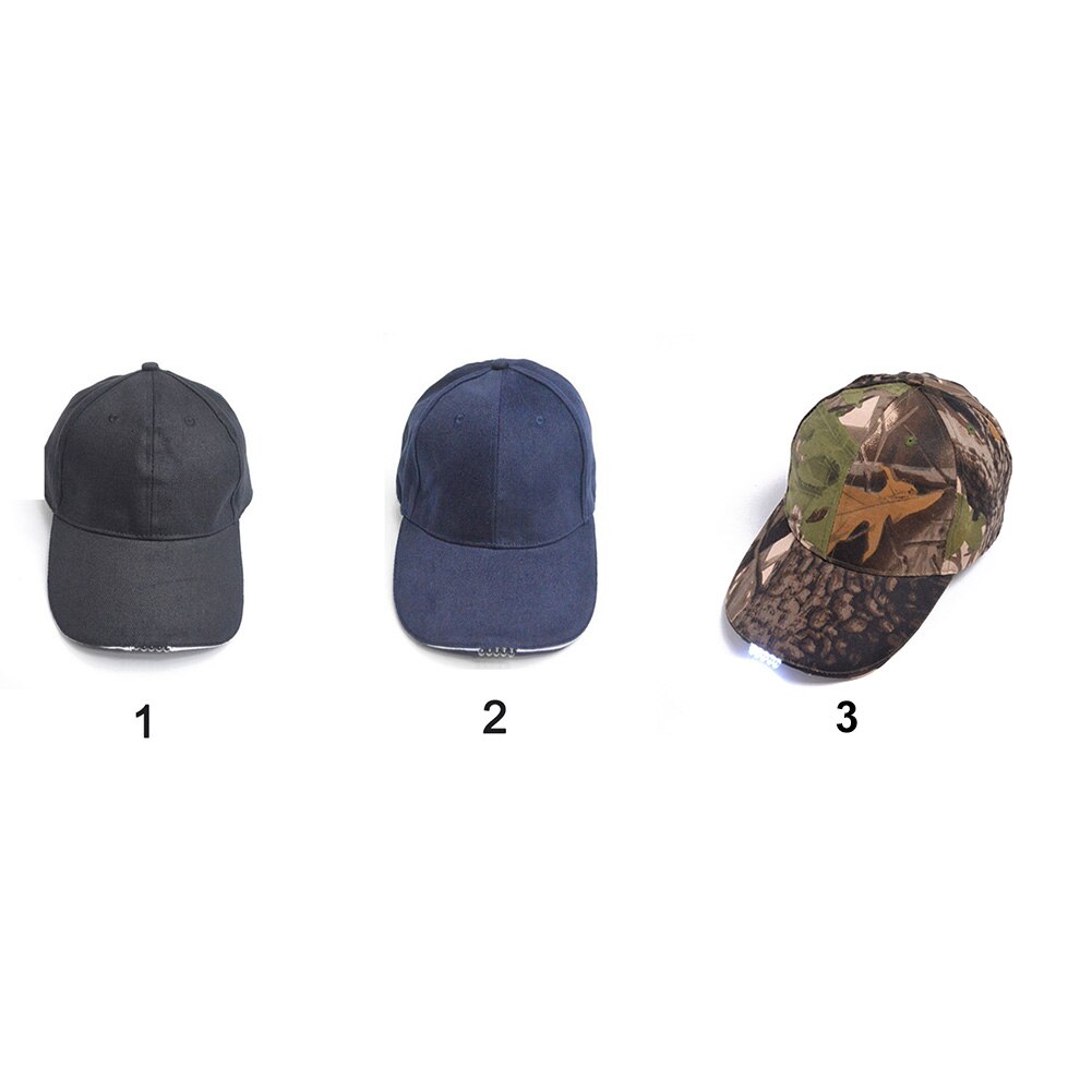 Einstellbare Klettern 5 LED lampe Cap Batterie Pow... – Vicedeal