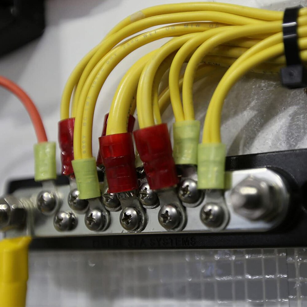 150A DC 130A AC 10-Point Bus Bar Power Distributio... – Grandado