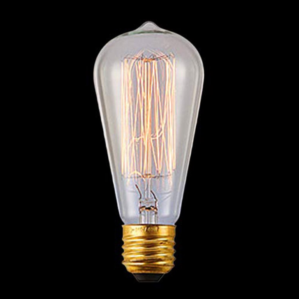 ST64 Incandescent Filament Lighting Tungsten Lamp ... – Grandado