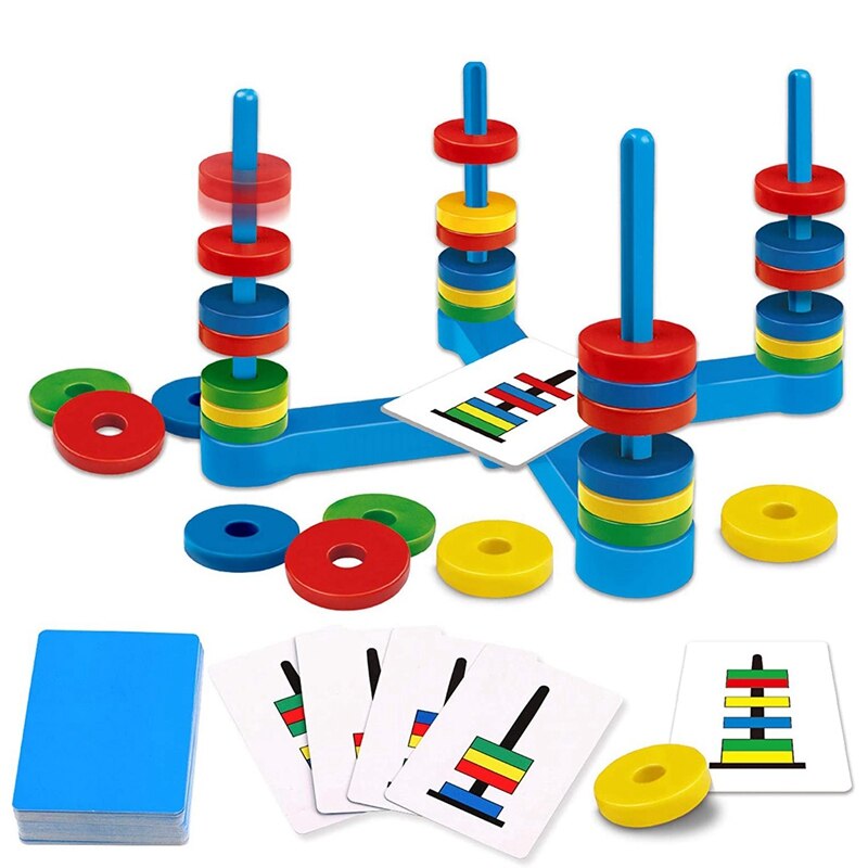 Board Game Magnetic Ring STEM Toy Matching Card Ga... – Grandado