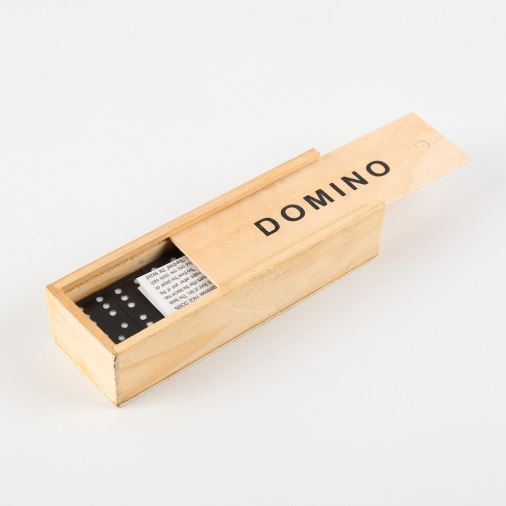 2 Sets Domino Blocks Teaching Wooden Domino Board ... – Grandado