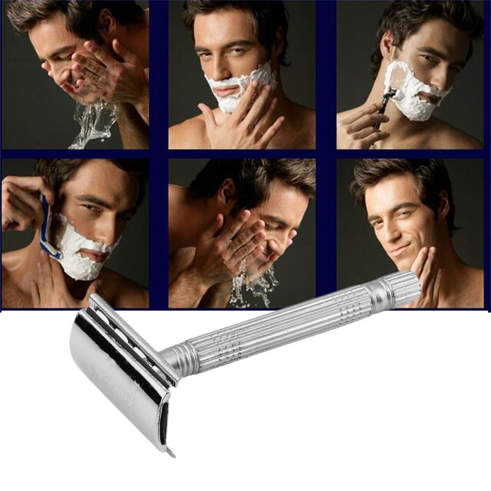 Safety Double Edge Razor For Men Barber Straight R... – Vicedeal