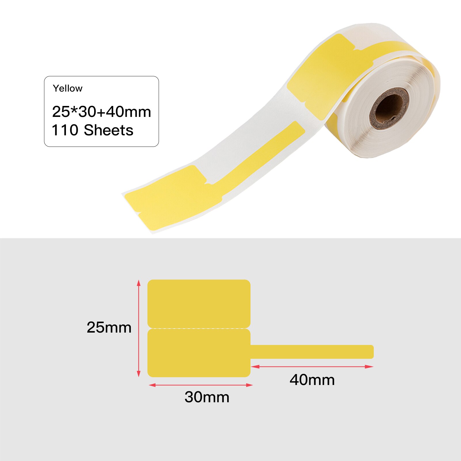 Label Papier Thermisch Papier 25*30Mm + 40Mm 100Sh... – Grandado