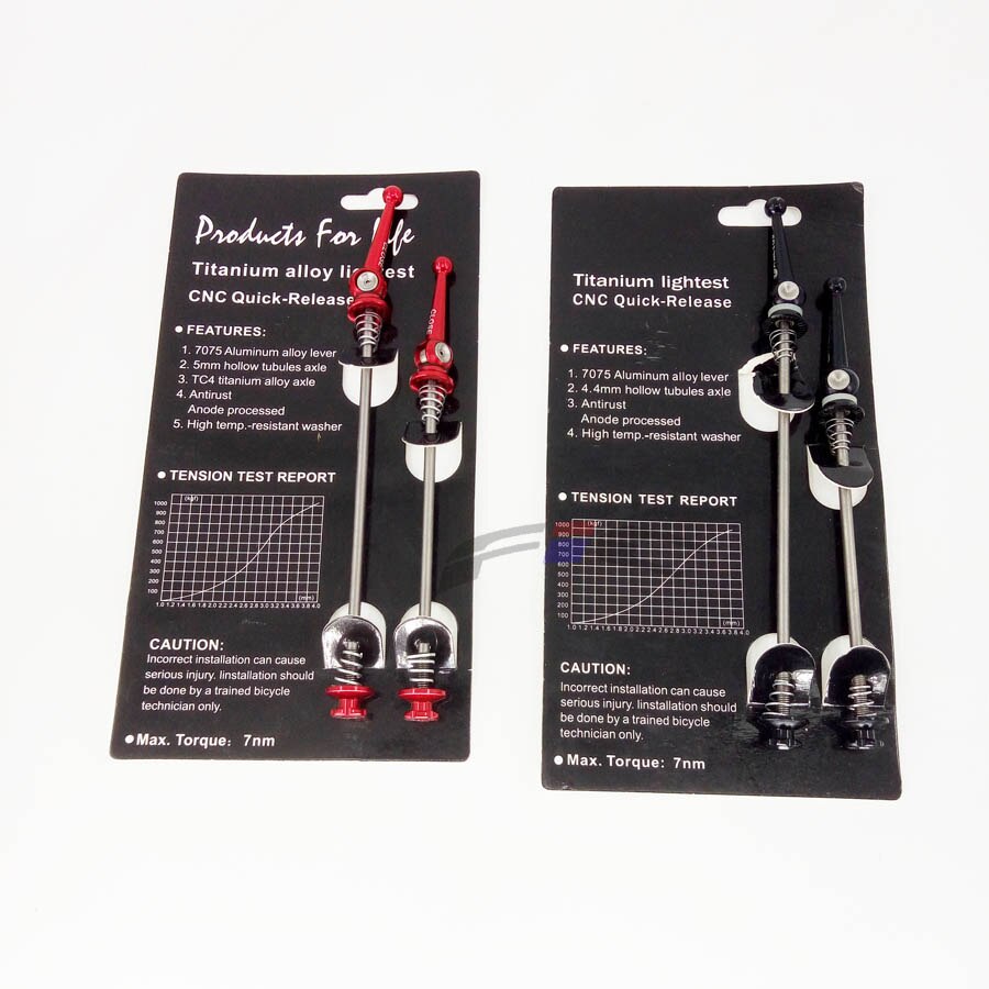 FIC 50g ultraleicht Titan Spieße Ti Achse QR MTB r... – Vicedeal