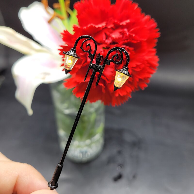 Ho Scale Garden Model Lamp 3v Boutique Double Head... – Grandado