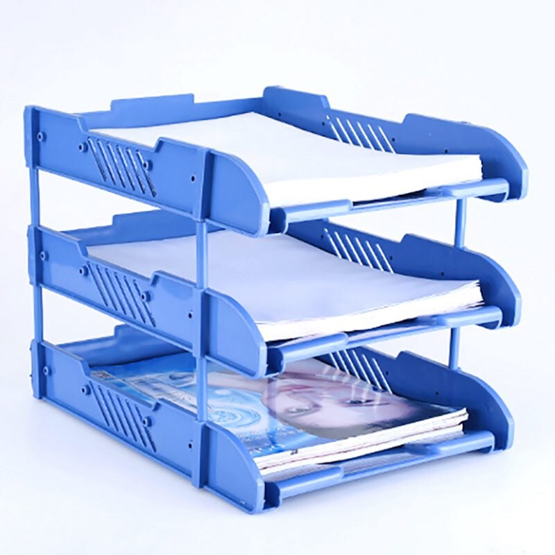 3 Layers Moving Document File Tray Holders Desk Se... – Grandado