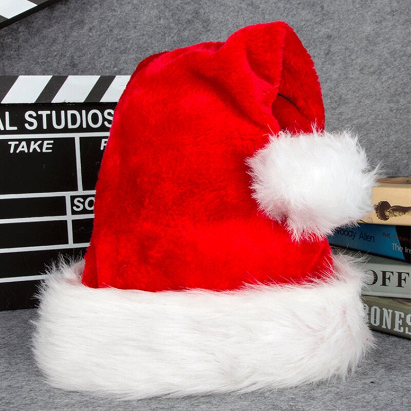 Christmas Cap Thick Warm Plush Cute Santa Claus Fa... – Vicedeal