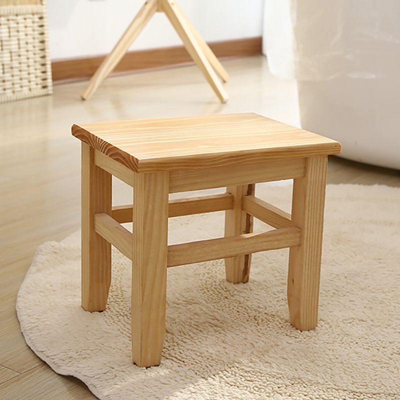 1PC Solid Wood Shoe Bench Stool Household Small Sq... – Vicedeal