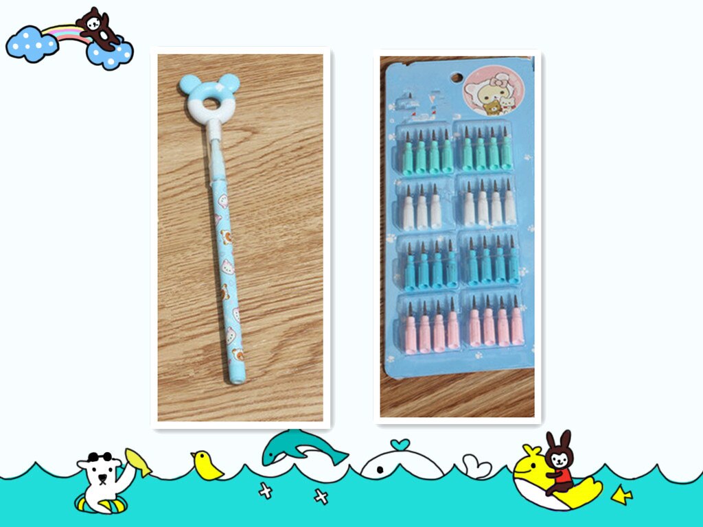 Cute Donut Pencil No Need To Cut Bullet Pencil Sch... – Grandado