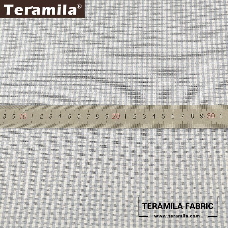 Teramila Cotton Fabric Telas White and Light Grey ... – Vicedeal