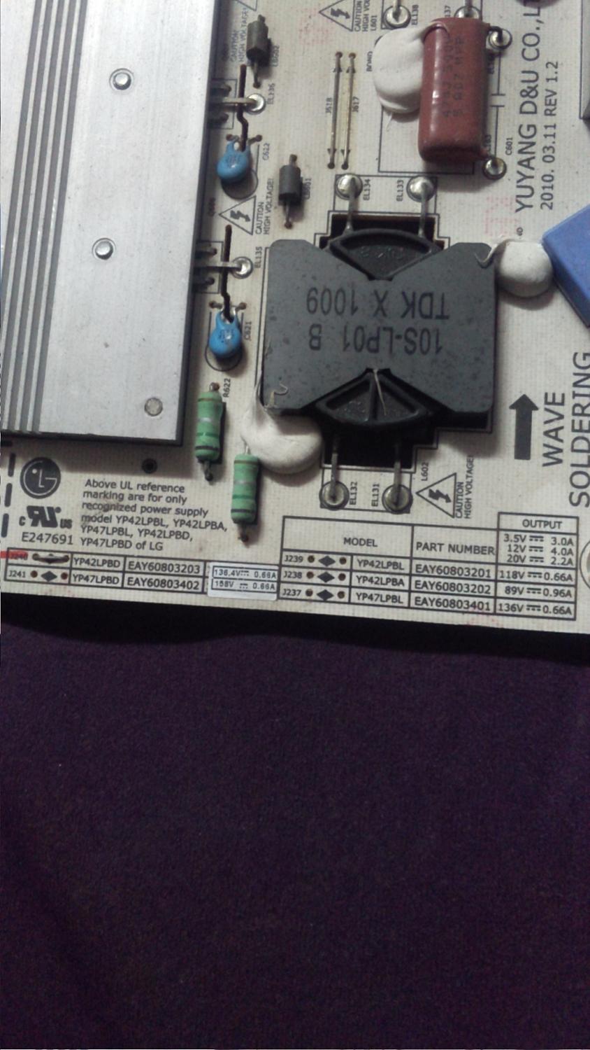 Voor Lg 47le5300-ca Power Panel EAY60803203 EAY608... – Vicedeal