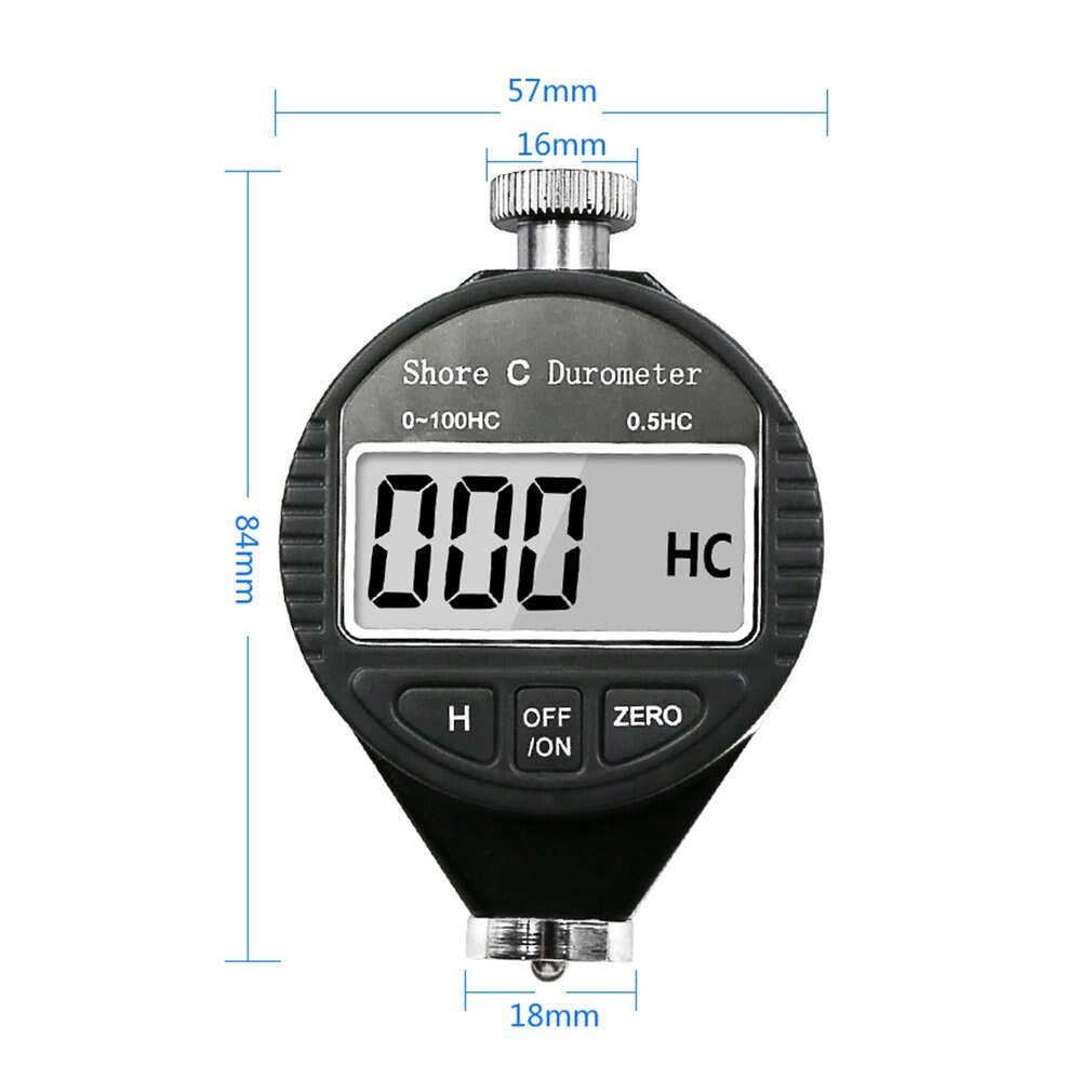 Digital Shore Hardness Meter Durometer Digital Hardness Tester Shore 0 ...