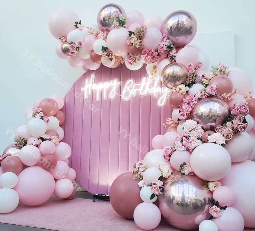 105pcs Balloons Garland Arch Kit Pastel Retro Pink... – Grandado