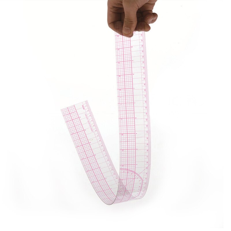 1PC 60cm Built-in Common Clothing Ruler Plastic Pr... – Grandado