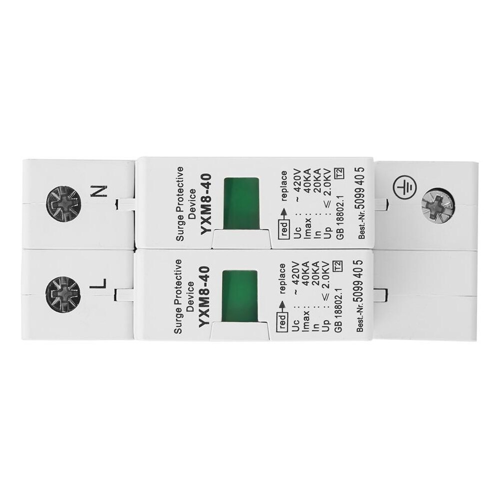 House Surge Protector AC SPD 2P 20KA~40KA 275V Pro... – Grandado