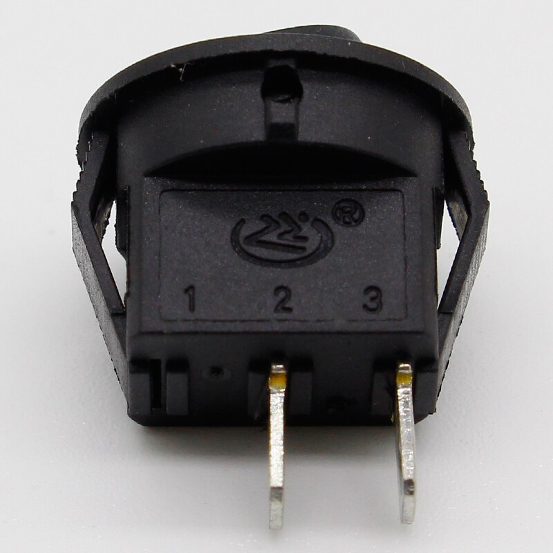 5* Small Round Black 2-Pin 2-Files 3A/250V 6A/125V... – Grandado