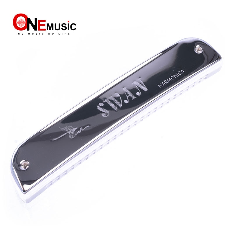 Swan Key Of C 24 Holes Accent Harmonica Boat Shape... – Grandado