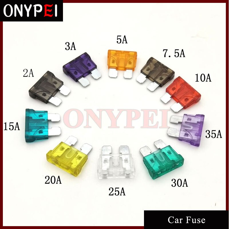 10pcs 5A 7.5A 10A 15A 20A 25A 30A Micro Car Fuses ... – Grandado
