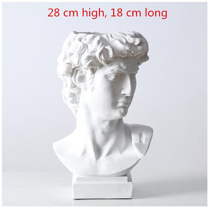 Huvudvas, david head-skulpturkonstverk i europeisk... – Vicedeal