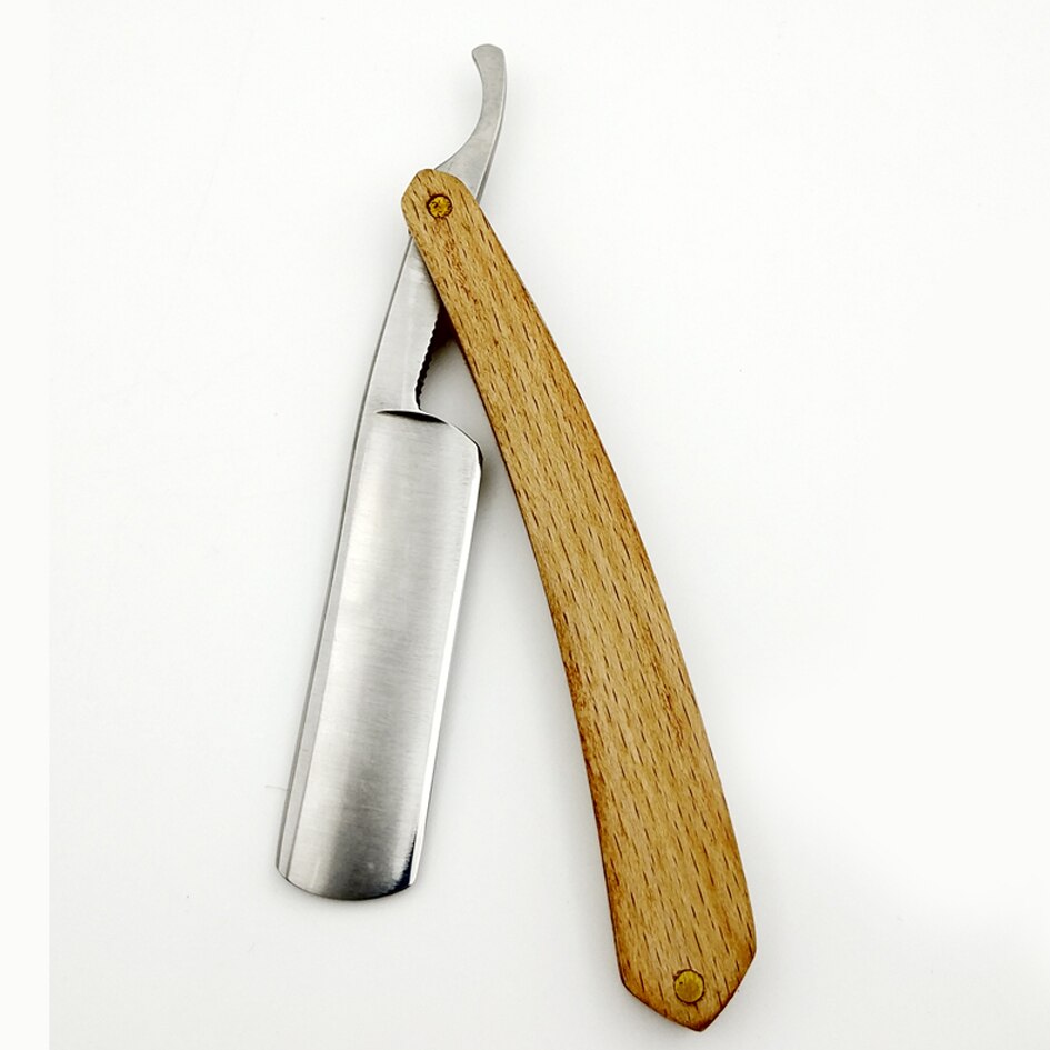 hand polished carbon steel barber shaving razor ha... – Grandado