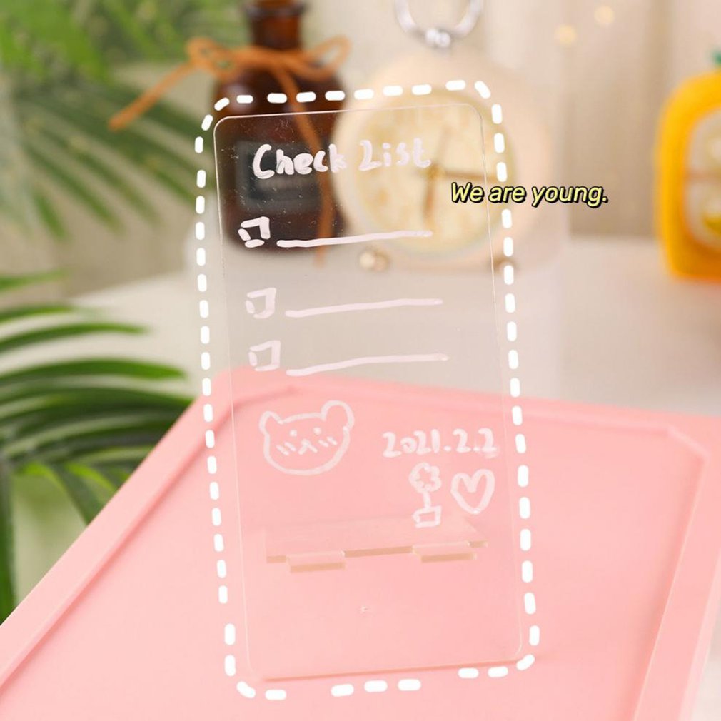 Transparent Acrylic Note Board Message Memo Board ... – Vicedeal