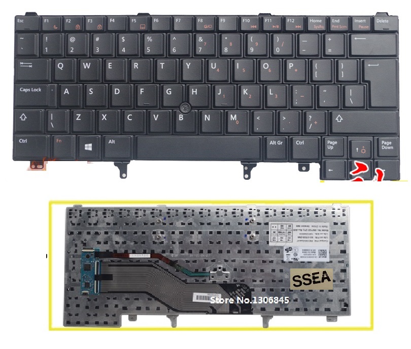 SSEA UI Keyboard English For DELL Latitude E5420 E... – Grandado
