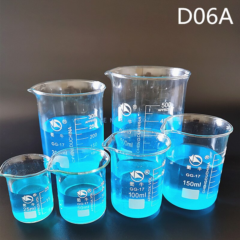 All Sizes 1Set Low Form Beaker Measuring Glass Che... – Vicedeal
