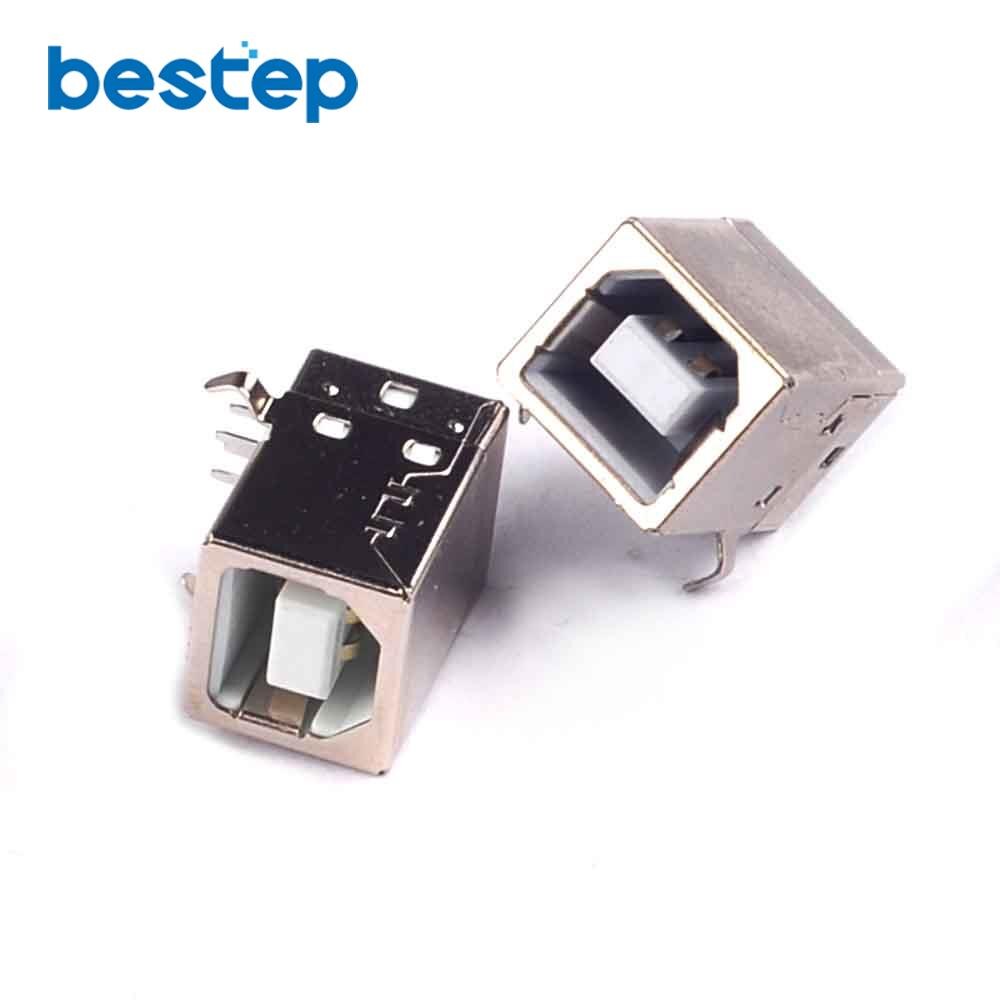 20PCS USB Socket USB-B 90 Degree Bend Needle Femal... – Grandado