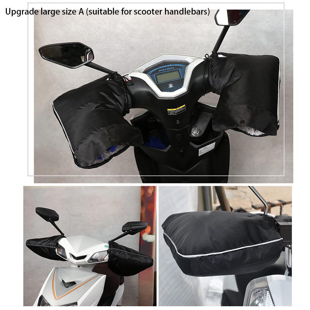Thickened Motorcycle Handlebar Covers Winter Warm ... – Vicedeal