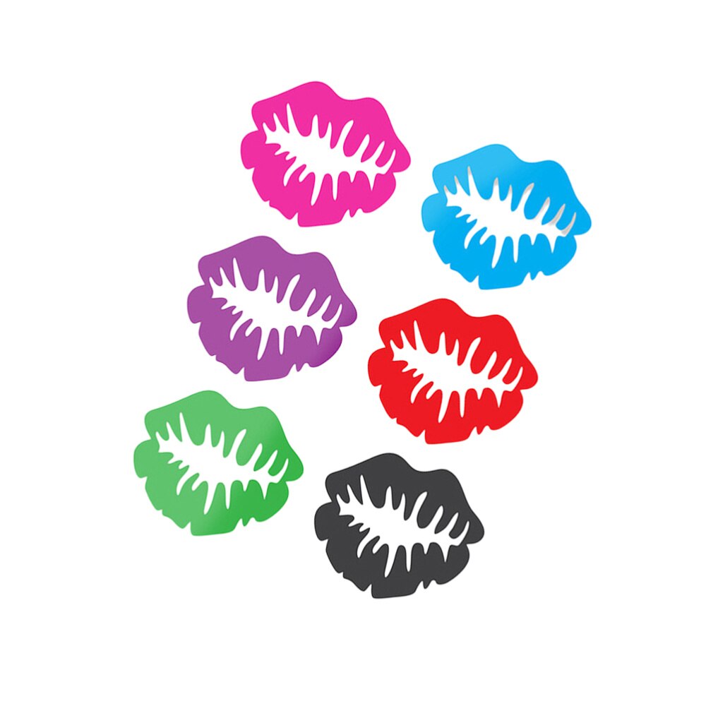 6 Pcs Silicone Red Wine Glass Marker Drink Marker ... – Vicedeal