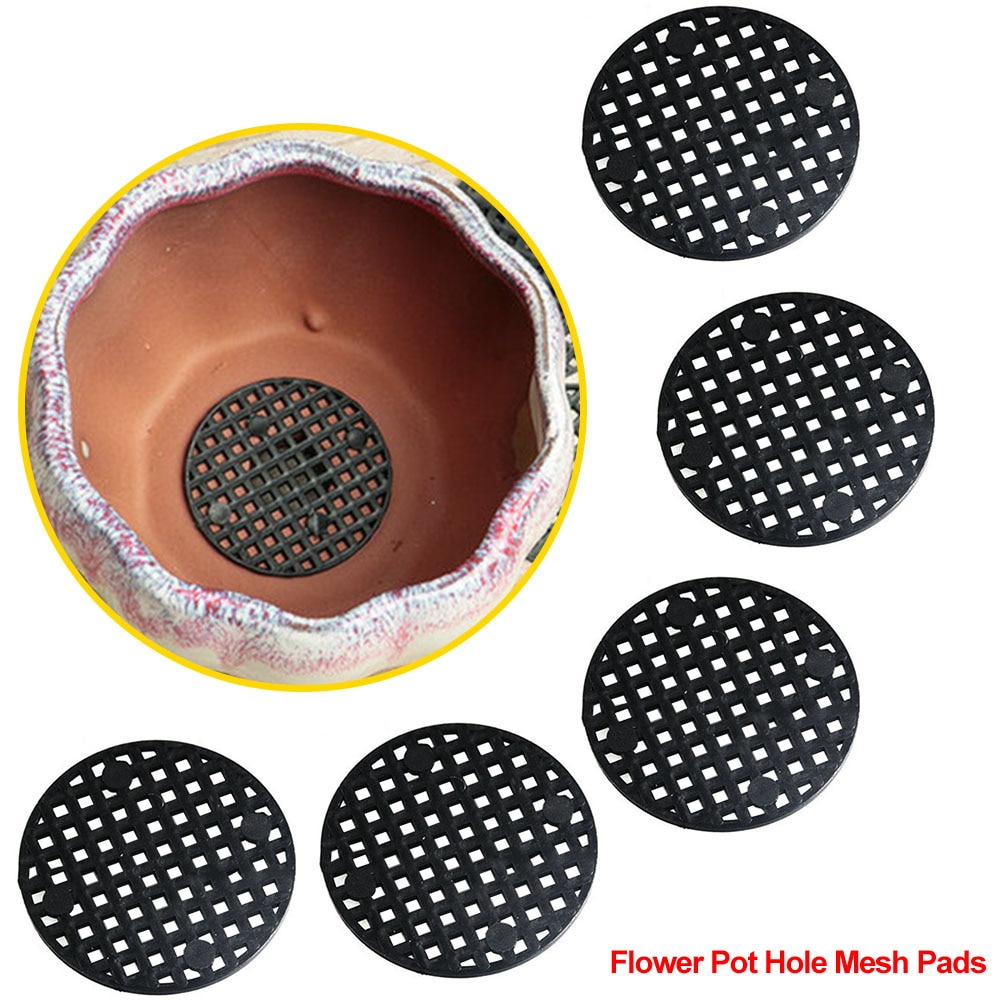 50PCS Flower Pot Mesh Pad Bonsai Net Plastic Breat... – Vicedeal