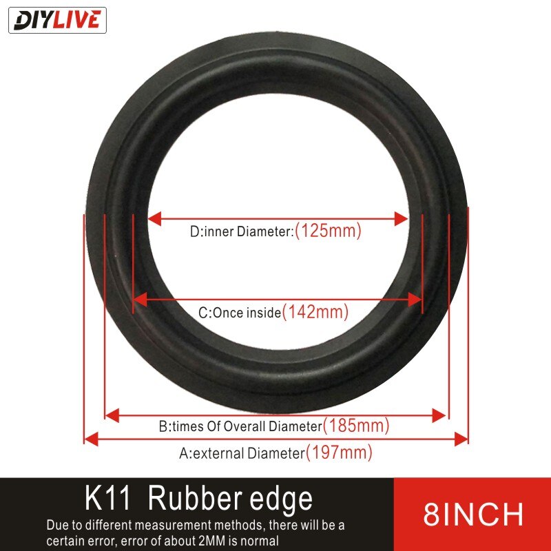 DIYLIVE 8-inch repair accessories rubber side fold... – Grandado