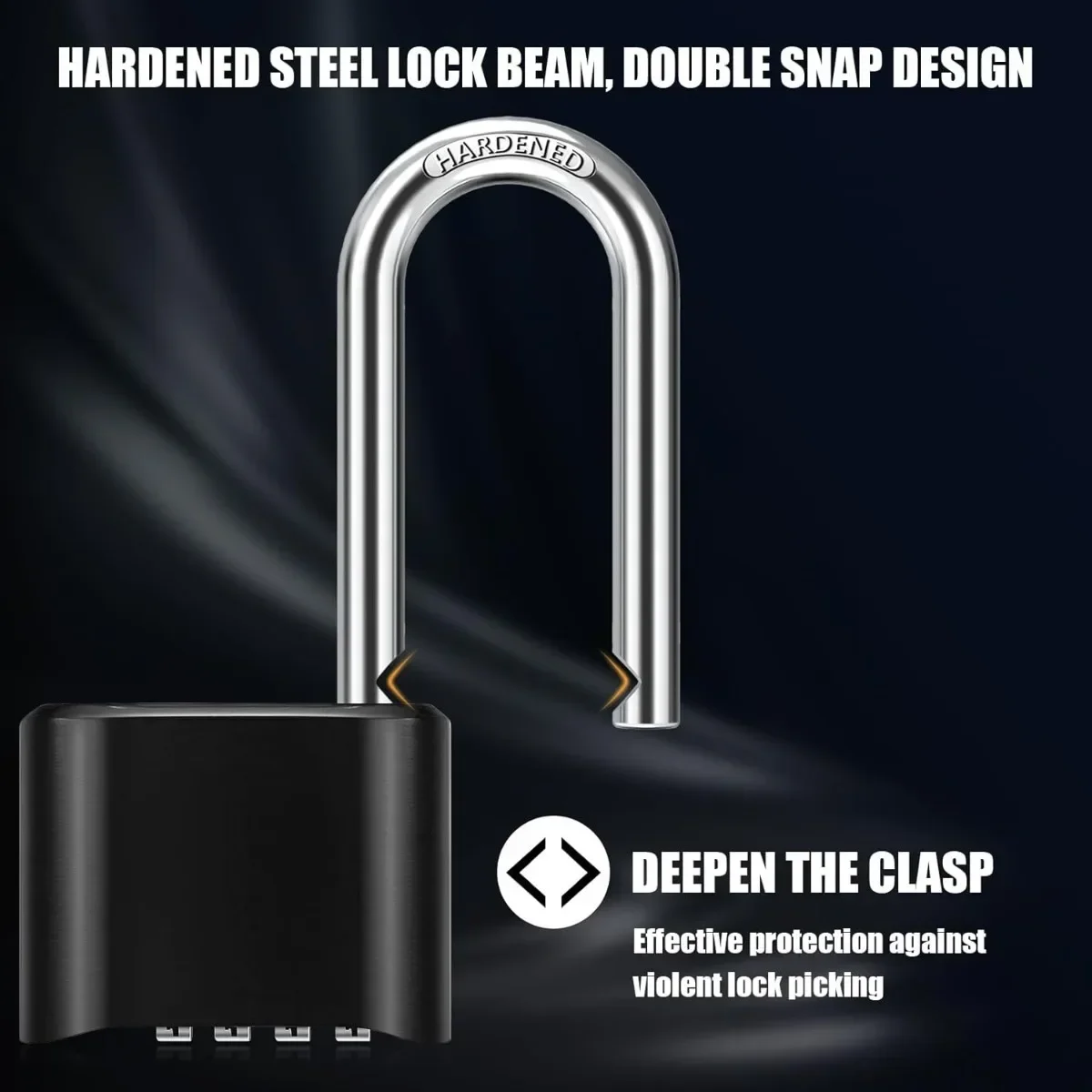 Heavy-Duty 2.5" Shackle Combination Lock - Weather... – Vicedeal