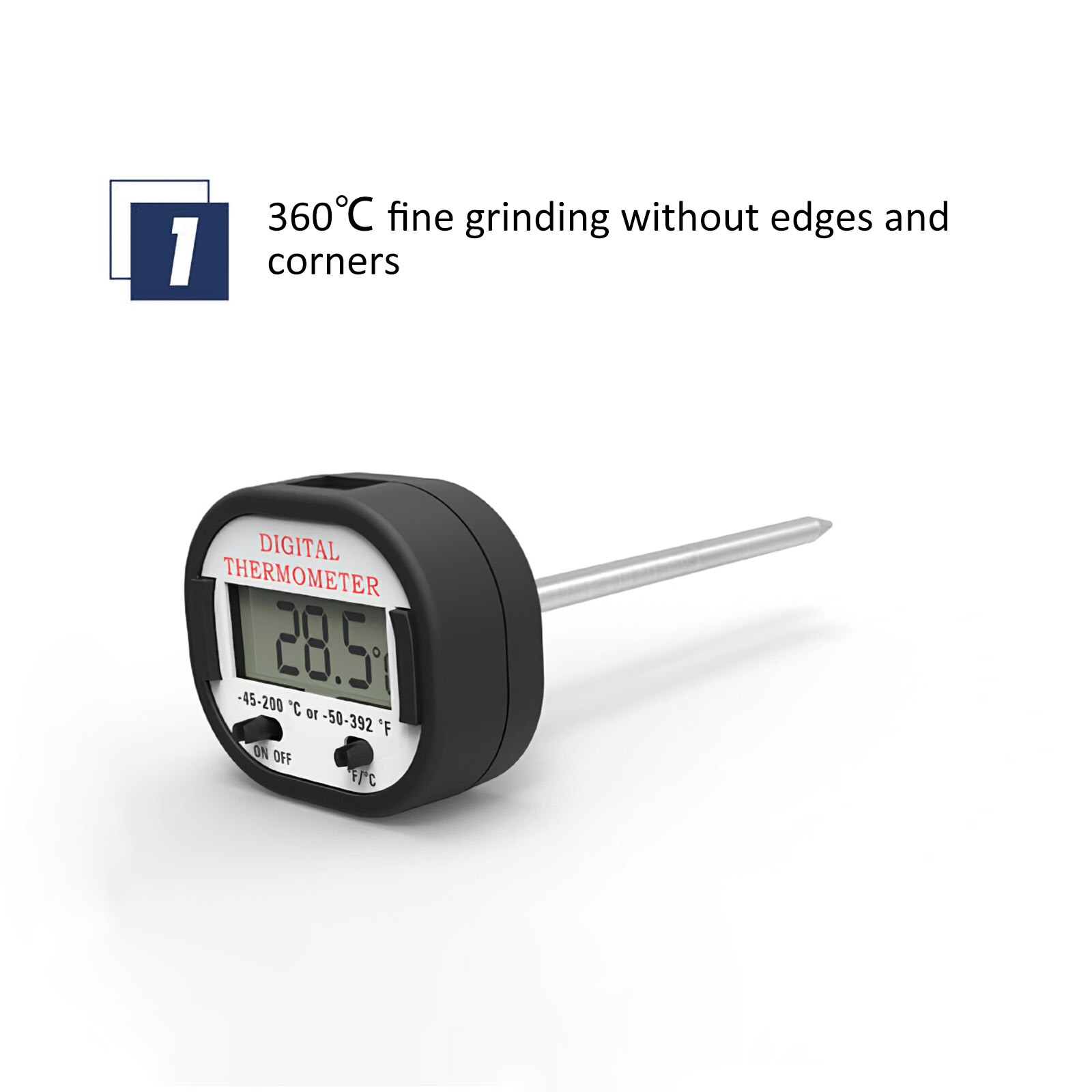 Digital Display Probe Type Thermometer Rapid Tempe... – Vicedeal