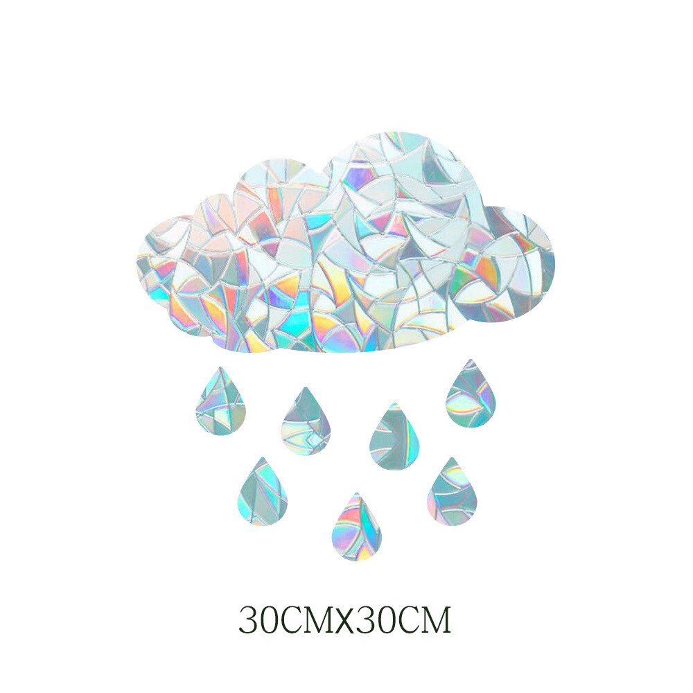 Rainbow Cloud Prism Suncatcher Stickers For Window... – Grandado
