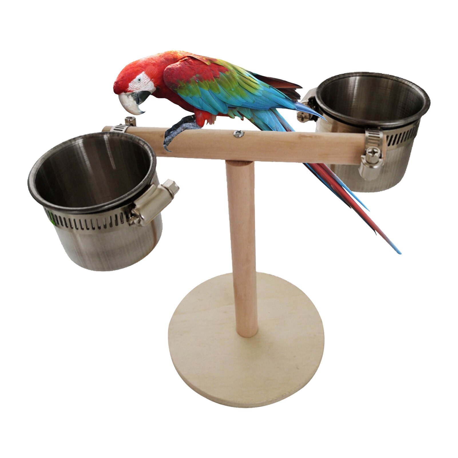 Parrot Chewing Toy Bird Toy Log Color Swing Stand ... – Grandado