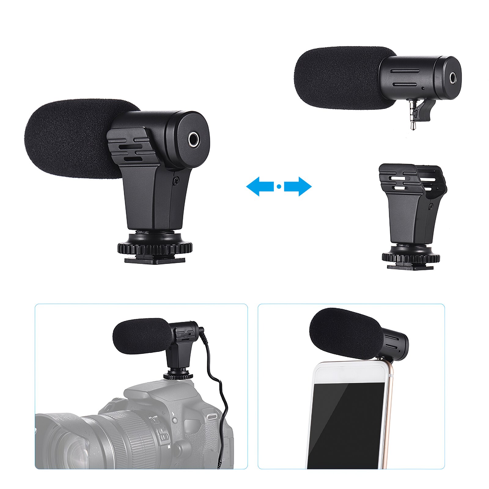 Audio Studio MIC for Canon for Sony for Nikon DSLR... – Vicedeal
