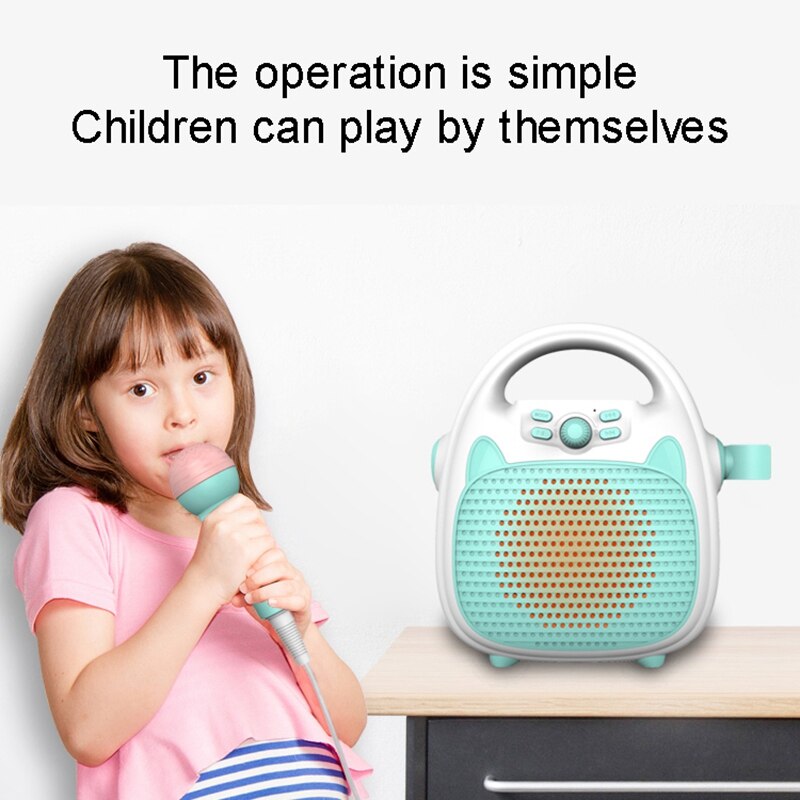 Kids Karaoke Machine Portable Bluetooth Speaker wi... – Grandado