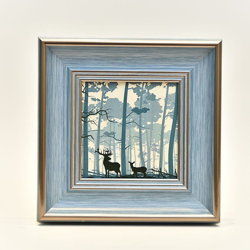 Retro Green Deer Photo Frame Photo Album, 4 / 5 / ... – Grandado