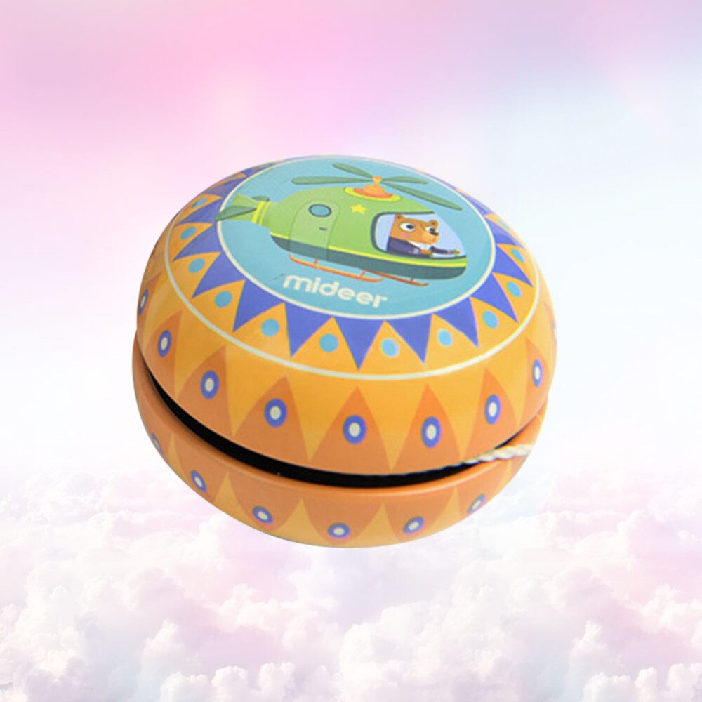 1PC Iron Sheet Yoyo Toy Cartoon Pattern Bearing To... – Vicedeal