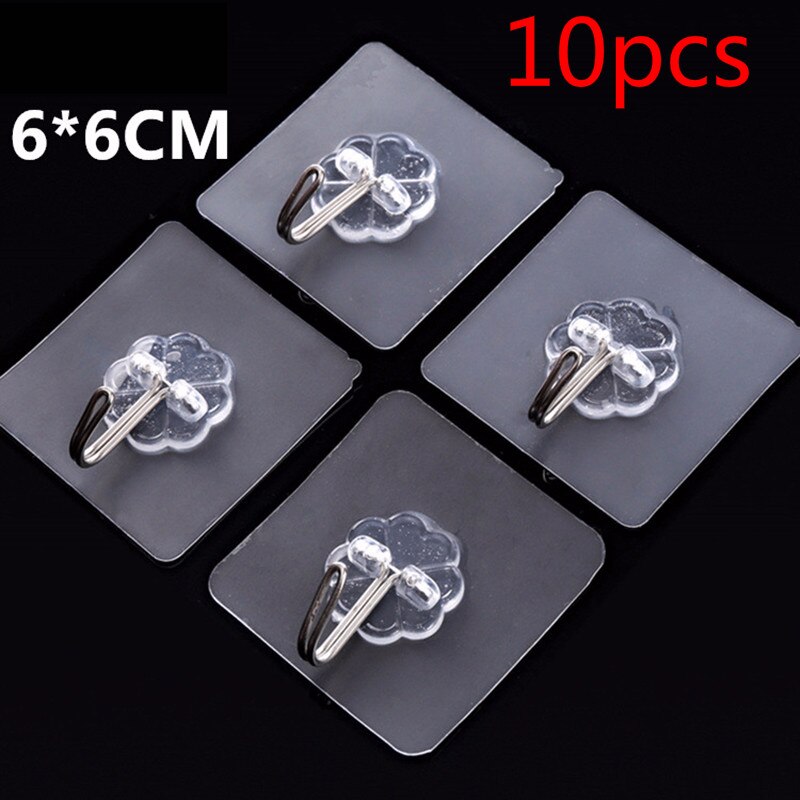 10PCS Strong Invisible Cartoon Hook Wall Kitchen A... – Grandado