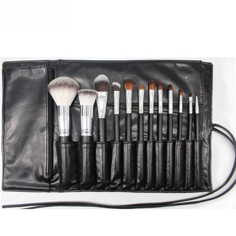 12 Gat Make-Up Kwasten Case Lege Draagbare Houder ... – Vicedeal